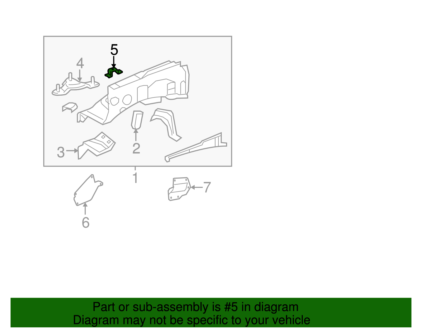 53745-0C020 - Mount Bracket - 2014-2021 Toyota Tundra | OEM Genuine ...