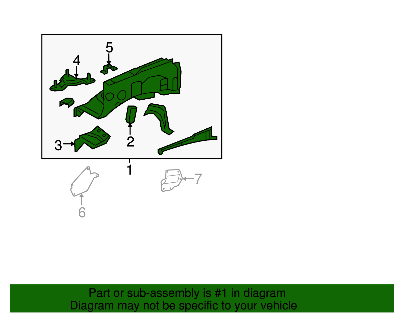 2014-2021 Toyota Tundra 2014-2021 Toyota Tundra - Apron Assembly 53702 ...