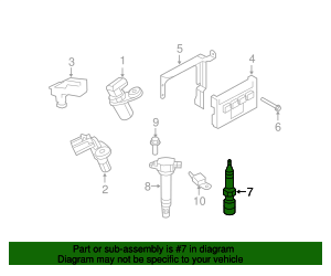 2007-2010 Mopar Spark Plug 68303923AA | TascaParts.com
