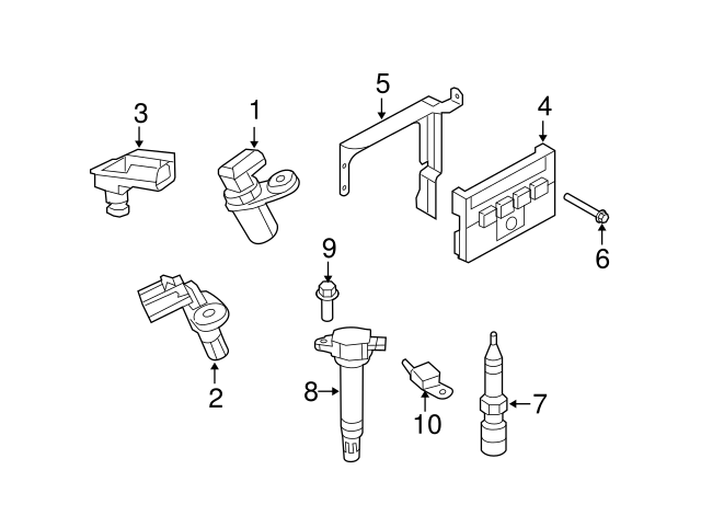 2007-2010 Mopar Spark Plug 68303923AA | TascaParts.com