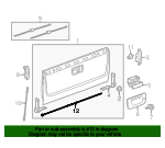 2007-2014 GM Tailgate Torque Rod 25889654 | TascaParts.com
