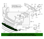 4K0-807-611-A - Lower Plate 2019-2025 Audi | Audi OEM Parts