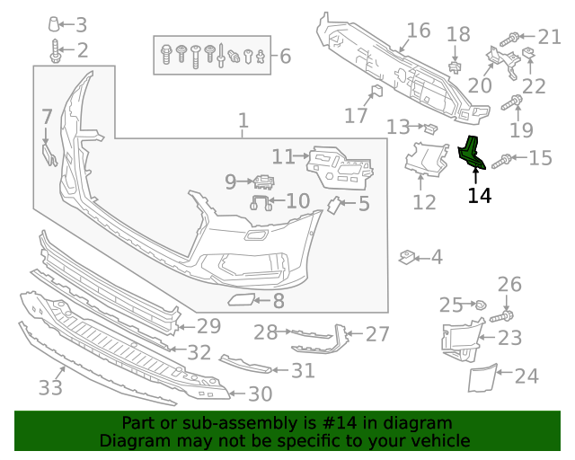 2019-2020 Audi Striker Plate 4K0-807-629-9B9 | Genuine Audi Parts
