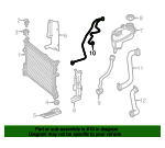 246-501-03-25 - Overflow Hose 2014-2020 Mercedes-Benz | Mercedes-Benz ...