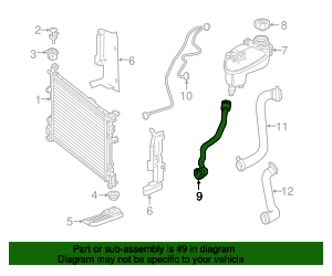 246-501-00-58 - Reservoir Hose 2014-2020 Mercedes-Benz | Mercedes-Benz ...