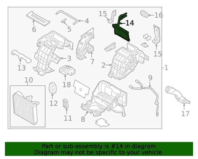2021-2024 Genesis GV80 Heater Core 97138-T6300 | AutoNationParts.com