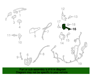 Front Side Door Check Link 42846244 | AutoNationParts.com