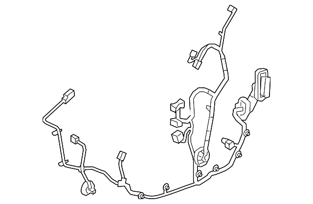 2018 Chevrolet Malibu Front Passenger Side Door Wiring Harness 84098169 ...