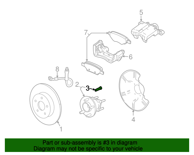 2005-2025 GM Multi-Purpose Bolt 11570339 GM | GMPartsDirect.com