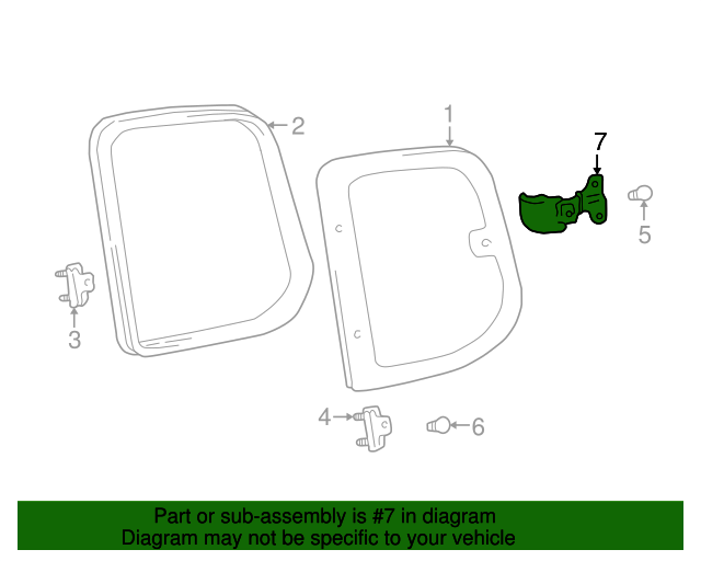 62920-34012-B1 - Lock Assembly, Quarter Window, Left - 2000-2006 Toyota Tundra | OEM Parts Quick
