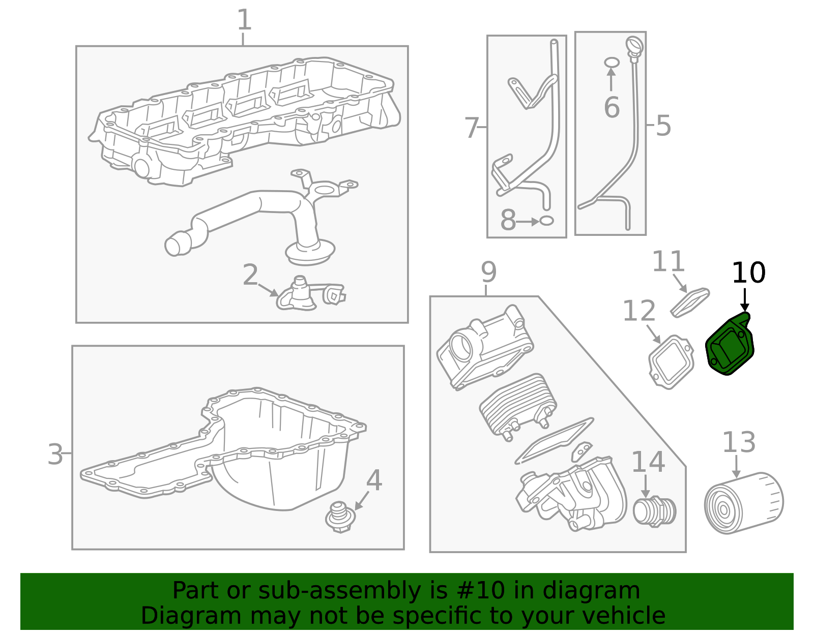 2020-2025 GM Engine Oil Cooler Adapter 12675428 GM | GMPartsDirect.com