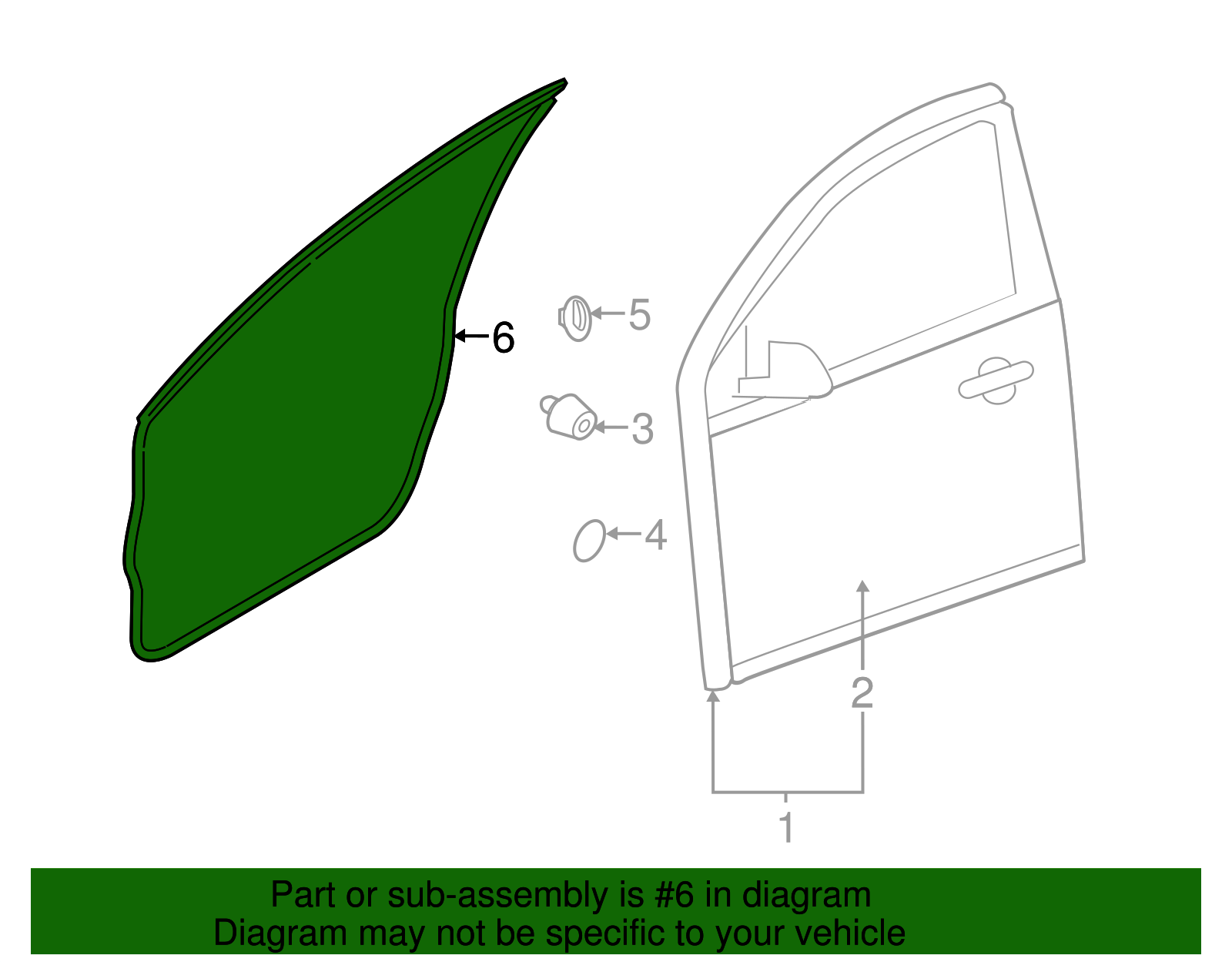 2012-2019 Nissan Versa Door Weather-Strip 80830-9KE1A | Bill Kay Nissan ...