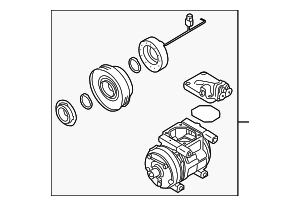 97701-2E400DR - Compressor Assembly 2008-2010 Kia Sportage | Kia.Parts Store