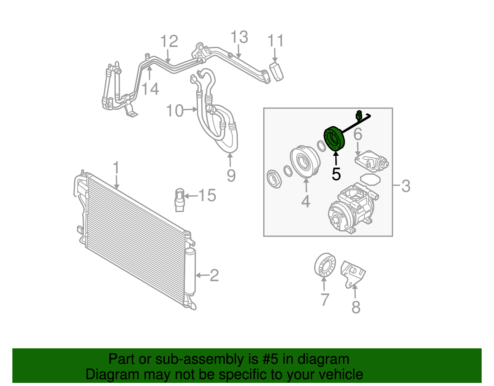 97641-2E300 - Clutch Coil 2005-2010 Kia Sportage | Kia.Parts Store