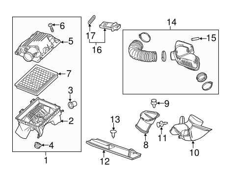 Air Intake for 2014 Chevrolet Impala | GMPartsDirect.com