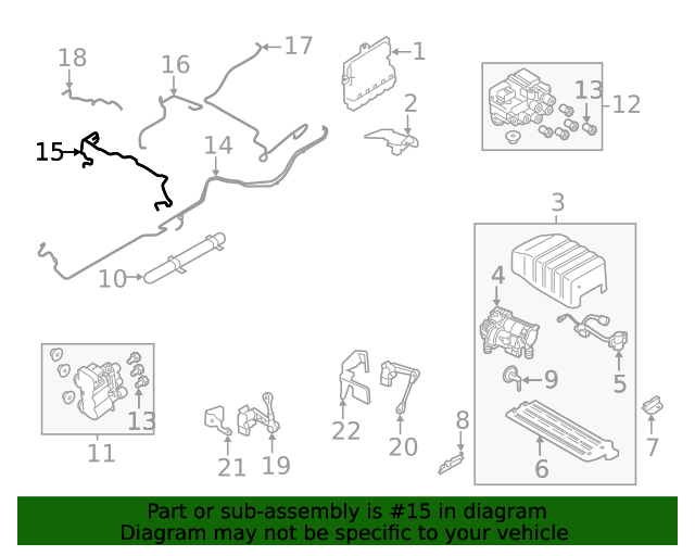 2014-2022 Land Rover Air Suspension Compressor Line LR045737 | OEM Euro ...