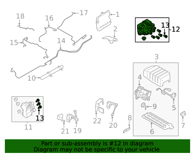 2013-2022 Land Rover Air Control Valve LR176326 | OEM Parts Online