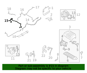 LR045737 - Air Suspension Compressor Line - 2014-2020 Land-Rover | Land ...