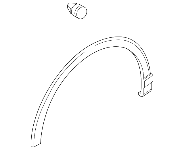 2019-2024 Audi Q3 Wheel Opening Molding 83A-853-717-A-GRU | Audi USA Parts