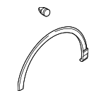 2019-2024 Audi Q3 Wheel Opening Molding 83A-853-717-A-GRU | Audi USA Parts