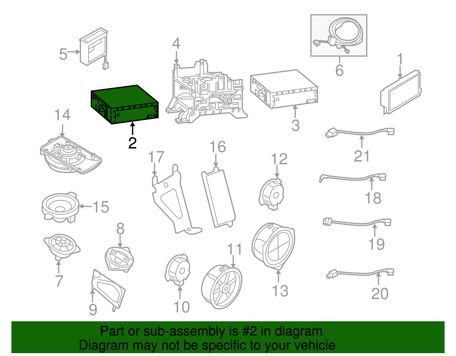 4G1-035-053-J - High-Quality Radio Control Unit for 2013-2017 Audi | AutoNation Parts