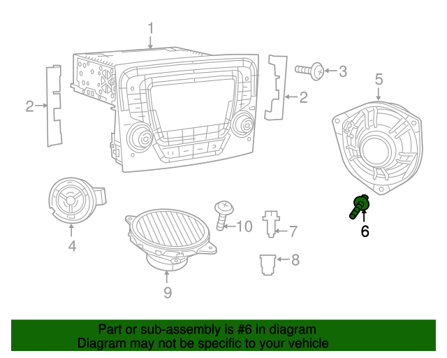 2013-2022 Mopar Rivet 6509719AA | TascaParts.com