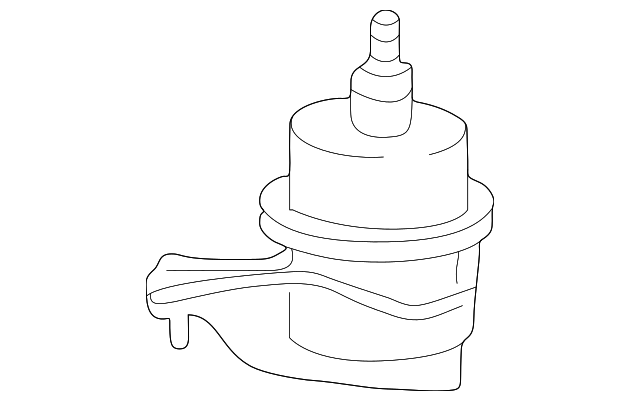 2001-2008 Toyota Engine Mount (Left) 12372-0H020 | Ourisman Toyota Parts
