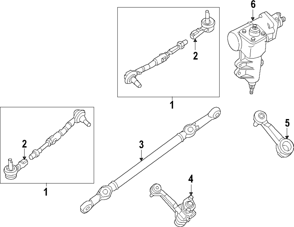 2012-2021 Nissan Pitman Arm 48501-1PA0A | Nissan RVA