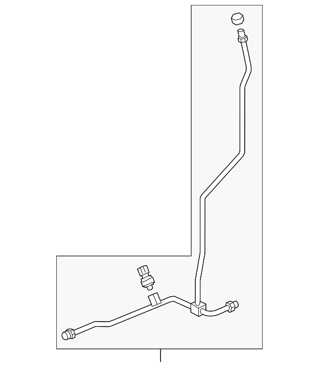 2018-2021 Honda Clarity Rear AC Line 80342-TRW-A01 | Genuine Honda Parts