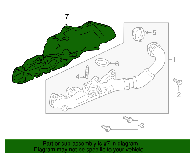 2017-2019 GM Exhaust Manifold Gasket 55496050 | GMPartsDirect.com