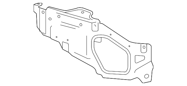 84539975 - Front Passenger Side Bumper Impact Bar Bracket 2019-2022 GMC ...