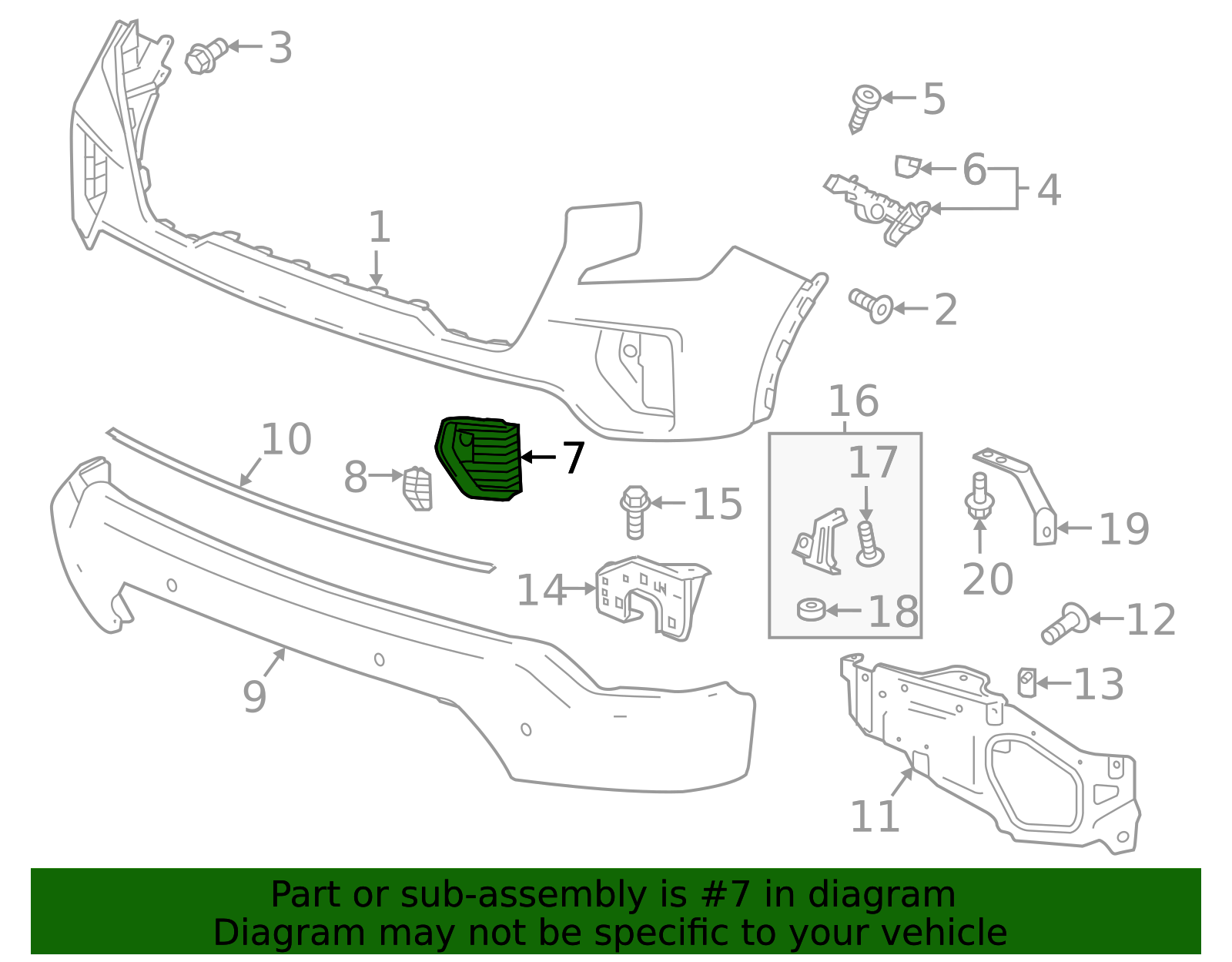 2022-2025 GMC Trim Cover 84878760 GM | GMPartsDirect.com