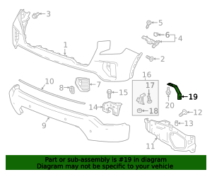 2019-2023 GM Support Brace 23388665 | GMPartsDirect.com