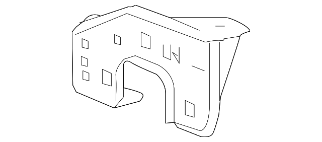 2019-2024 GM Front Passenger Side Bumper Impact Bar Bracket 23388669 GM ...