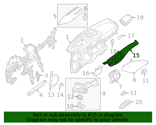 2017-2020 Mercedes-Benz Trim Strip 238-680-92-00 | Mercedes-Benz Parts