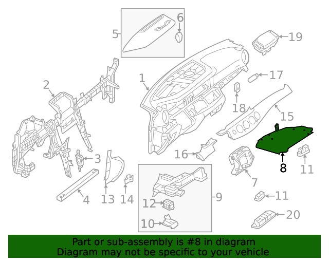 238-680-73-02-9051 - Lower Cover 2018-2021 Mercedes-Benz | Mercedes ...