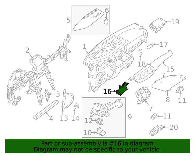 213-680-68-01 - Molding 2017-2023 Mercedes-Benz | Mercedes-Benz USA Parts