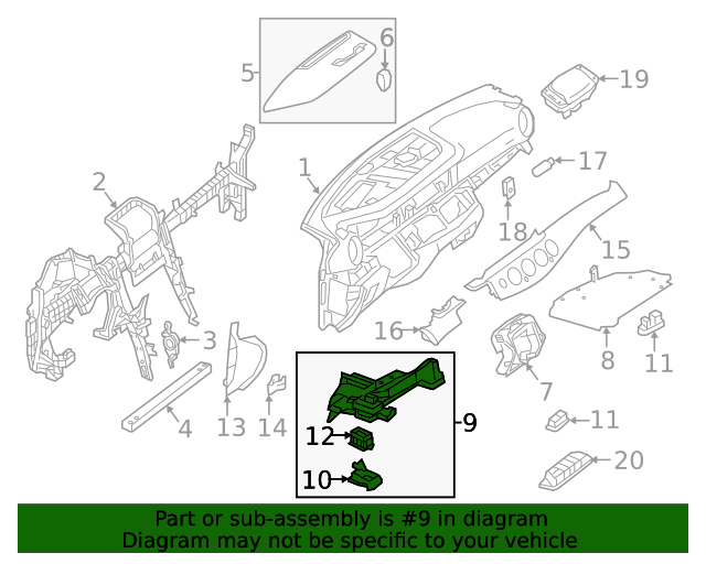 2017-2023 Mercedes-Benz Lower Cover 213-680-29-06-9051 | MB OEM Parts