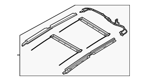 81646-1U000H9 - Rail Assembly 2011-2013 Kia Sorento | Kia.Parts Store