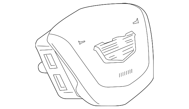 2016-2018 Cadillac CT6 Black Steering Wheel Airbag 84204485 ...