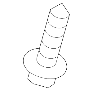 Genuine Bumper Cover Support Rail Screw for 2006-2024 Hyundai | Part ...