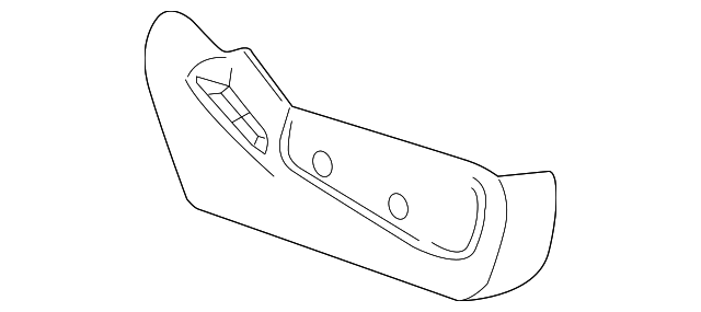 2014-2019 GM Dark Ash Gray Front Passenger Side Seat Cushion Outer ...