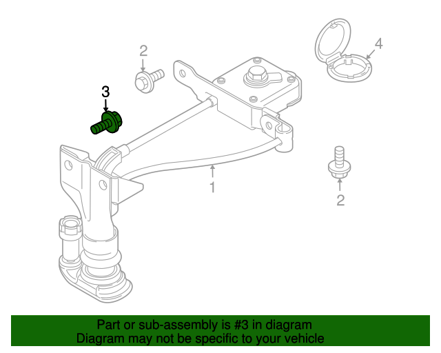 2001-2013 Ford Front Mount Bolt -W500032-S437 | TascaParts.com