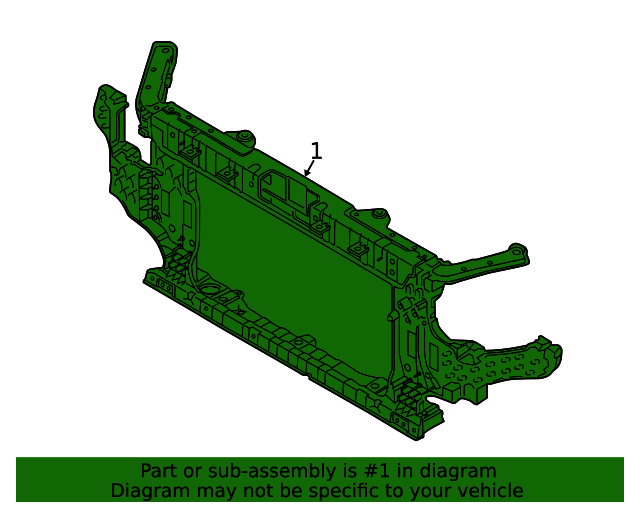 64101-J6000 - Radiator Support 2019-2020 Kia K900 | Kia.Parts Store