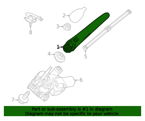 247-820-66-00 - Wiper Arm 2020-2023 Mercedes-Benz | Mercedes-Benz USA Parts