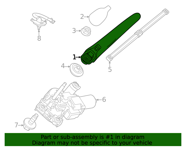 247-820-66-00 - Wiper Arm 2020-2023 Mercedes-Benz | Mercedes-Benz USA Parts
