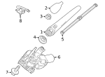 247-820-66-00 - Wiper Arm 2020-2021 Mercedes-Benz GLB 250 | Mercedes ...