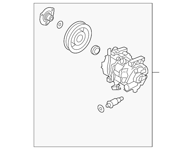 Genuine Compressor Assembly for 2019-2021 Hyundai | Part# 97701-J3490 ...
