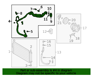 2019-2021 Hyundai Veloster Suction Tube 97775-J3490 | Conicelli Hyundai