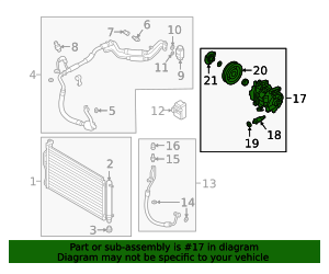 Genuine Compressor Assembly for 2019-2021 Hyundai | Part# 97701-J3490 ...
